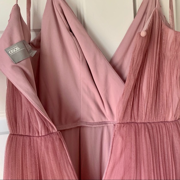 ASOS | Dresses | Asos Pleated Tulle Maxi Dress | Poshmark